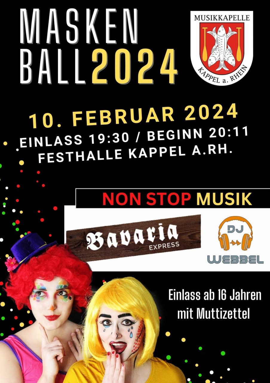 Maskenball 2024 | Musikkapelle Kappel